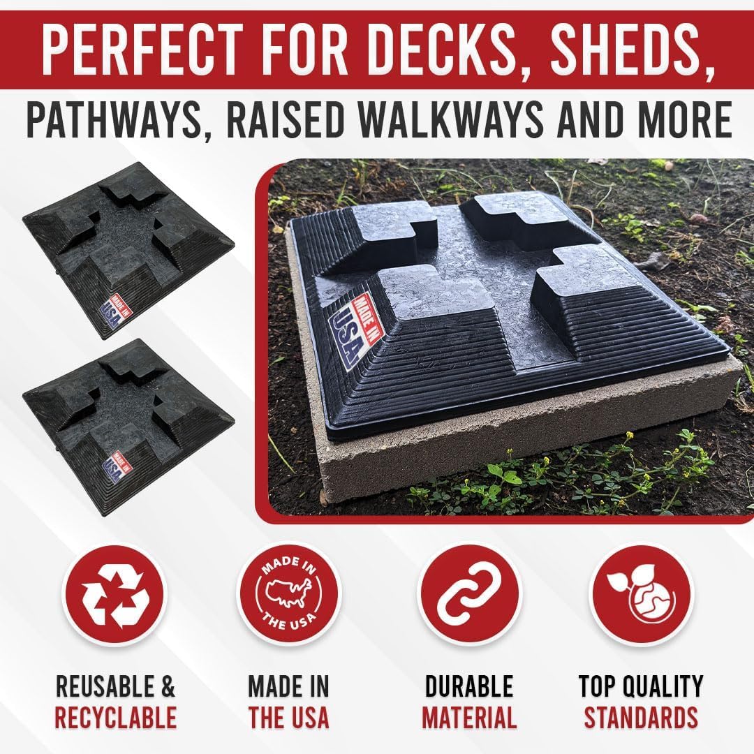 Snapklik.com : USA Made Foundation Block - Deck Support - Handi Block ...