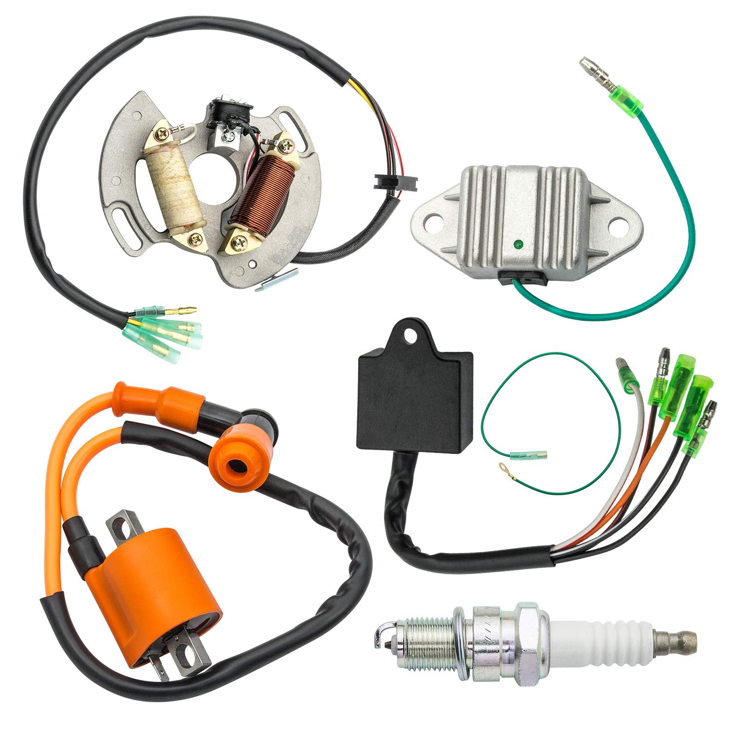 Buy Tepeng Ignition Coil, Output Stator Regulator Compatible with ...