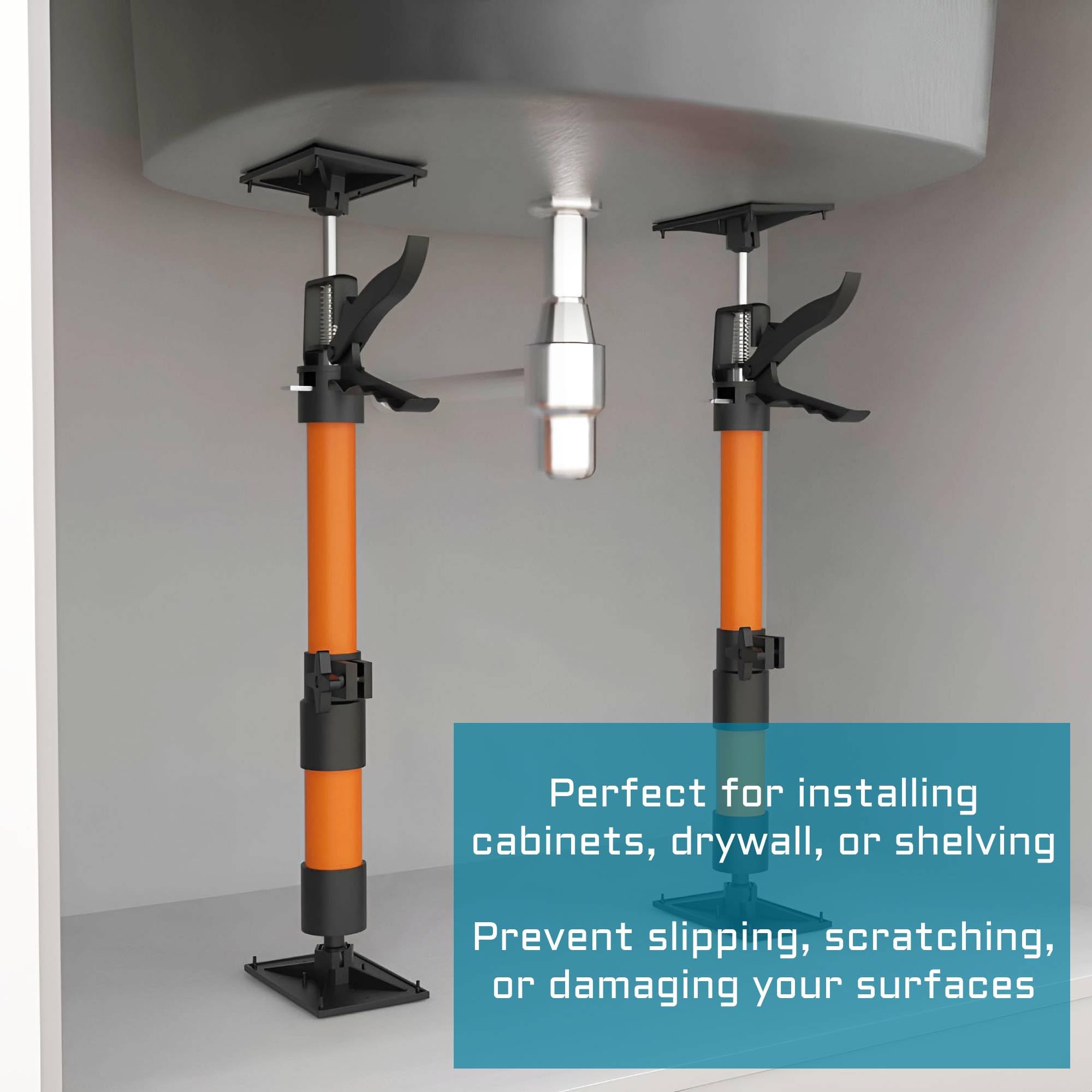 Snapklik.com : Adjustable Support Pole 2-Pack - 3rd Hand Support System ...