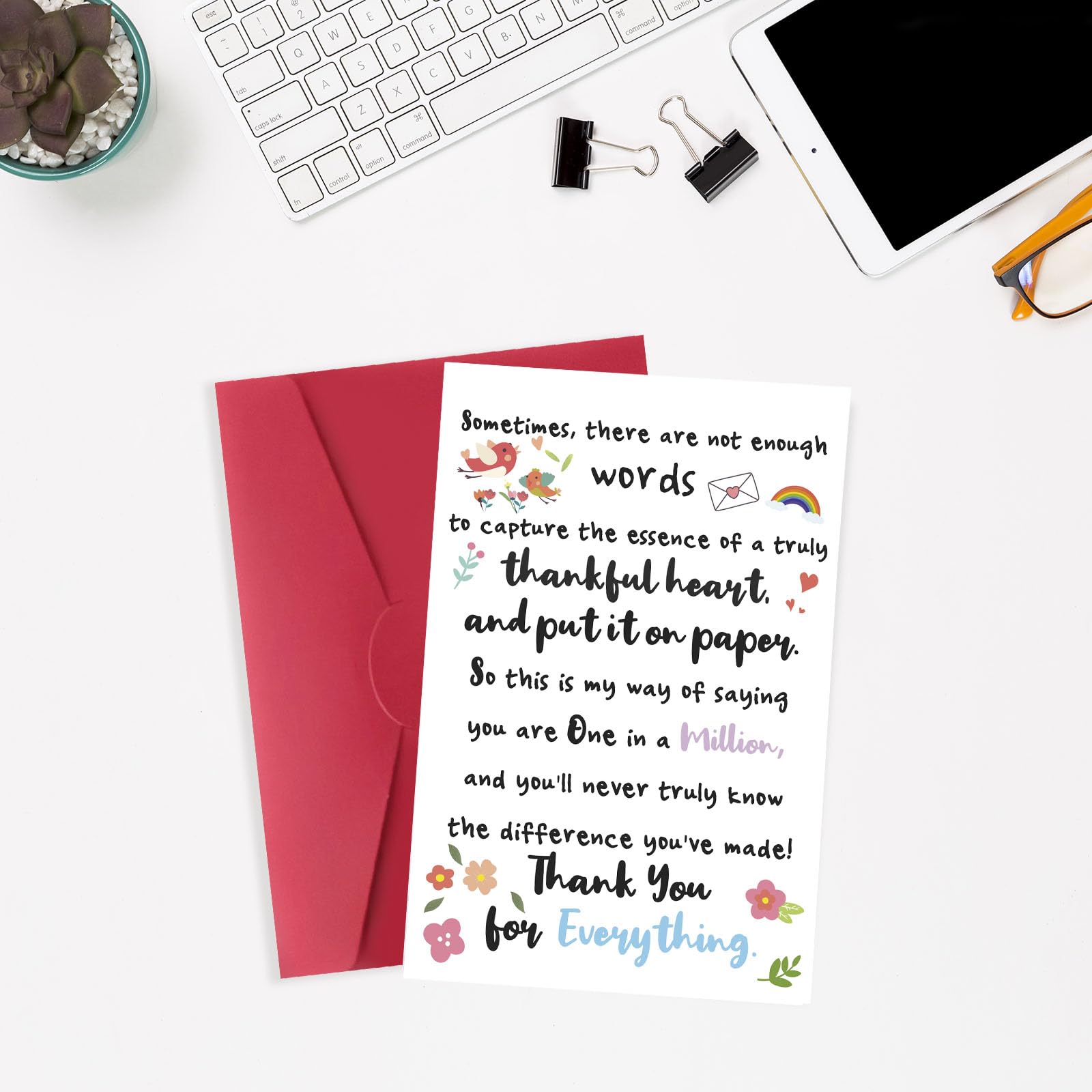 Snapklik.com : Cute Thank You Cards For Teacher Professor Tutor ...