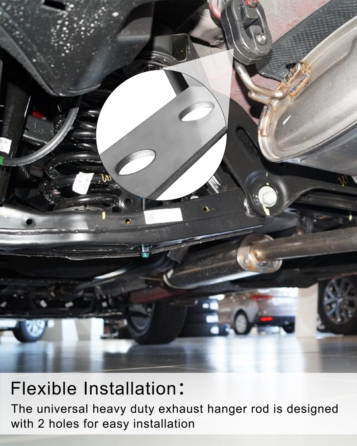 Snapklik.com : 4 Pack Of Universal Heavy Duty Exhaust Hanger Rod ...