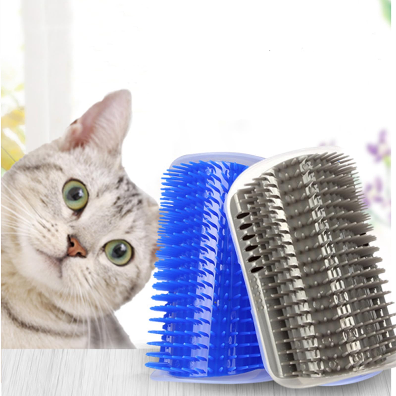 Amazon.com : YVPSI 2Pack Cat Massage Comb and Scratcher with Catnip ...