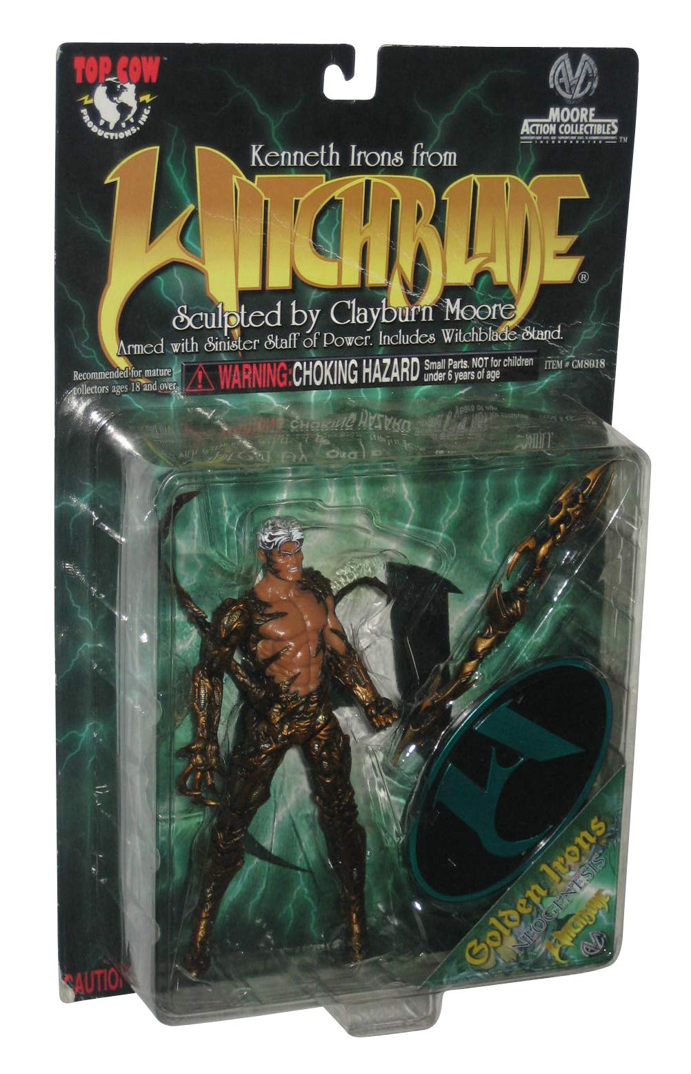 Amazon.com: Witchblade Kenneth Irons 6" Action Figure Sculpted by ...