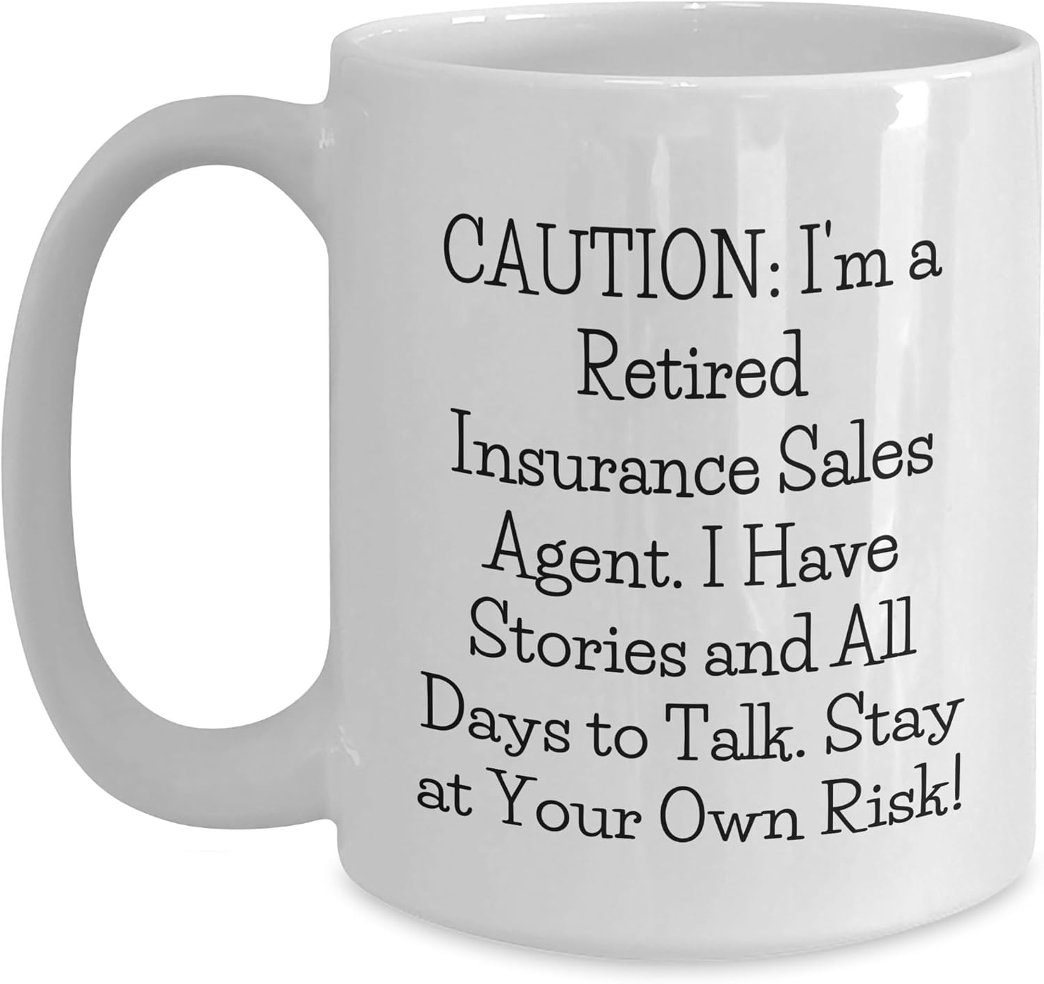 Amazon.com: Insurance Sales Agent Retirement Stories White Coffee Mug ...