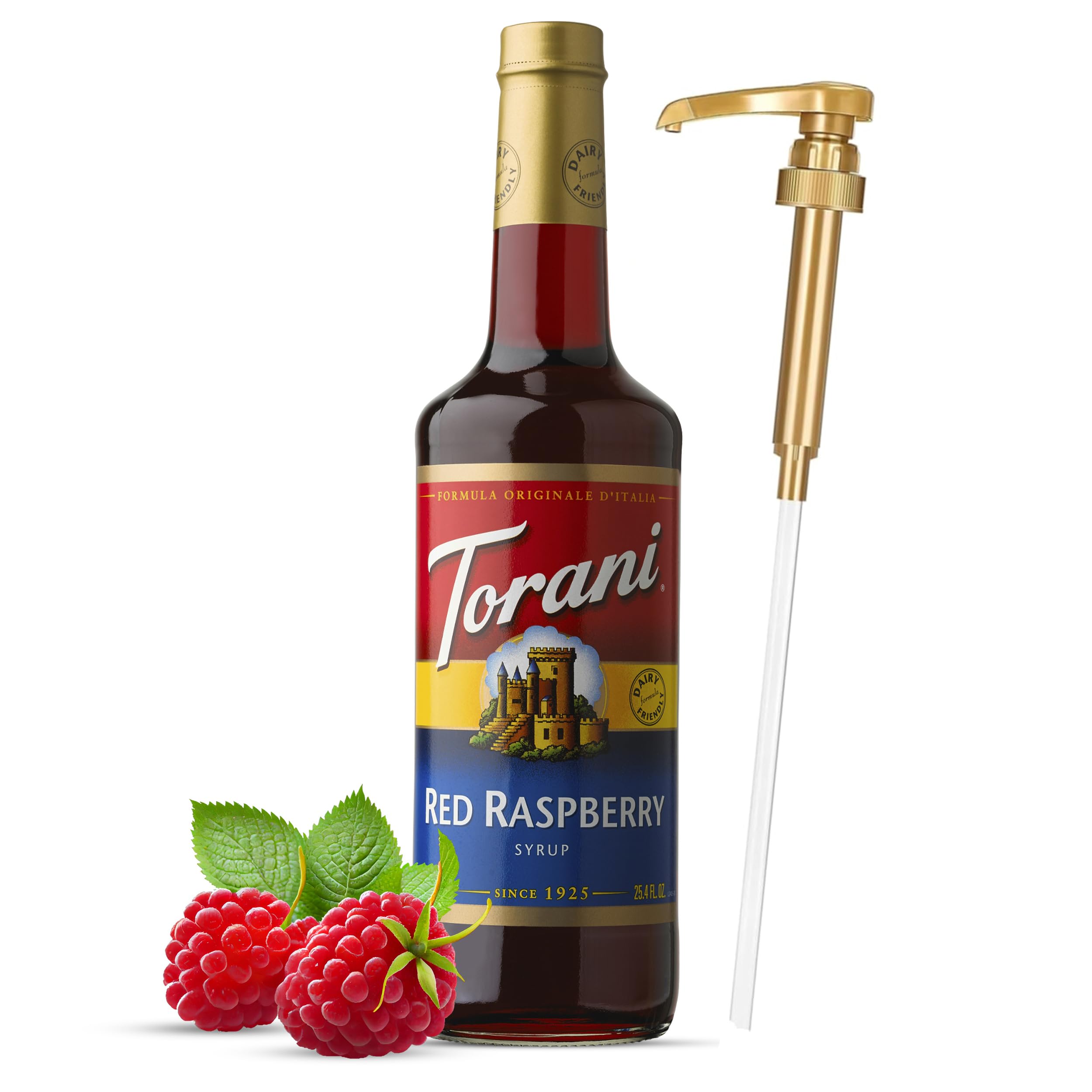 Amazon.com: Red Raspberry Syrup for Coffee 25.4 Ounces Coffee Syrups ...