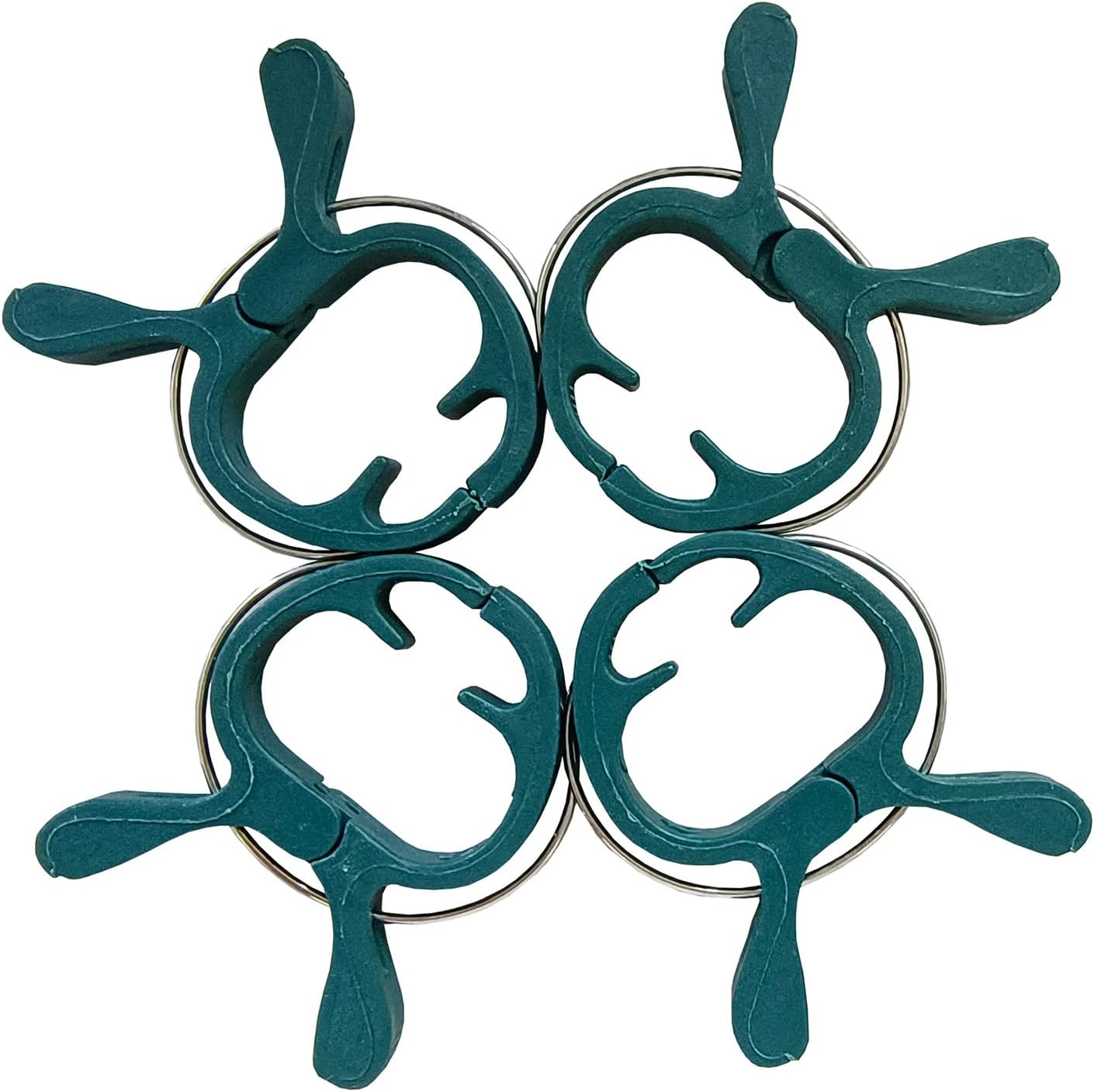 Amazon.com : DULRLLY 100 PCS Tomatoes Clips Plant Support Clips, Green ...