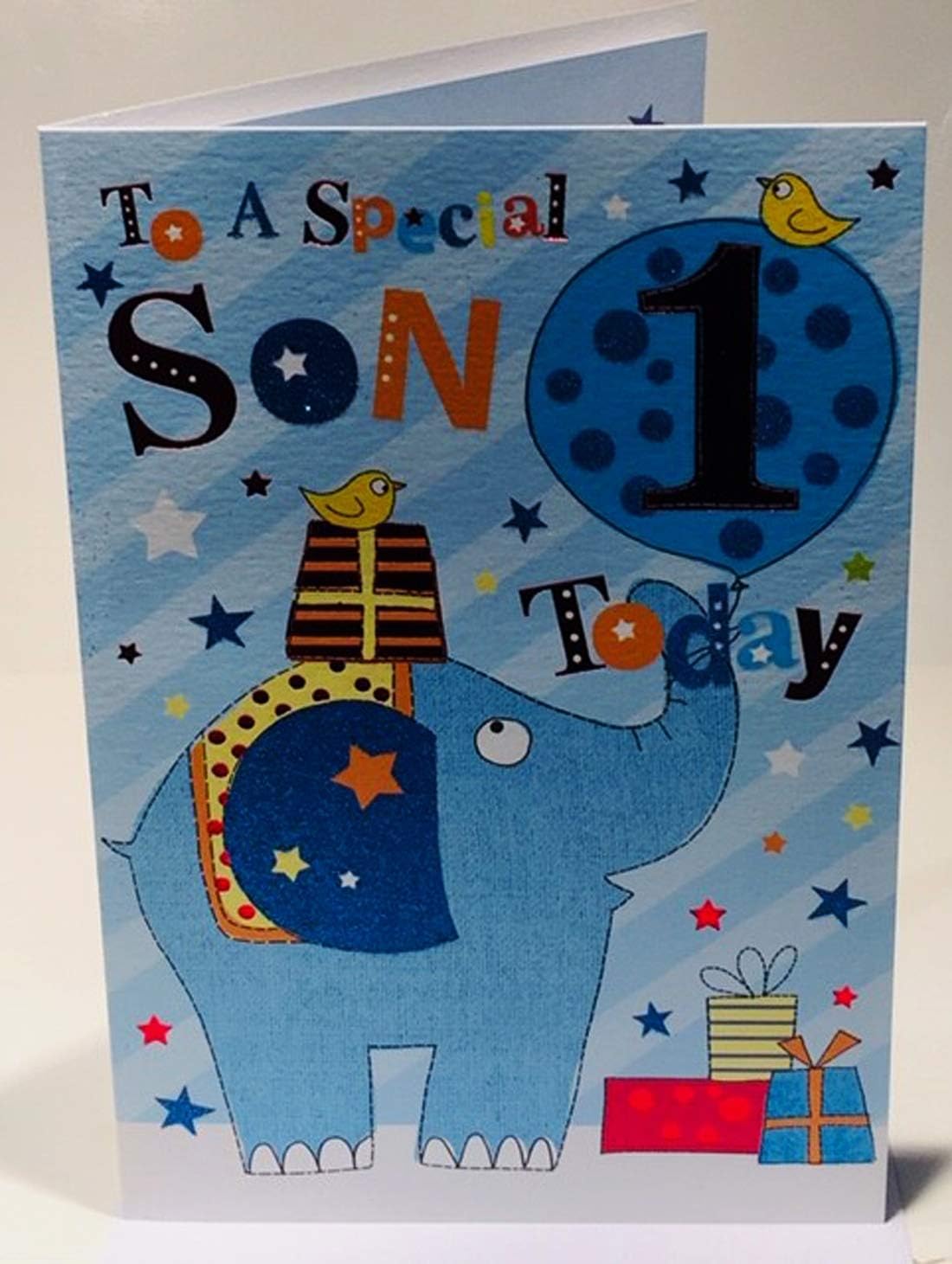 To A Special Son 2nd 2 Today Monkey & Presents Design Happy Birthday ...