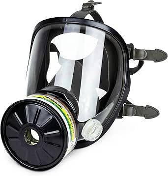 Full Face Respirator Mask RHINO RH-7011B (ABEK2P3R) Reusable for ...
