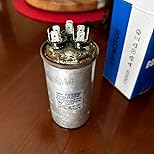 BOJACK 55+15 uF ±6% 55/15 MFD 370/440 VAC CBB65B Dual Run Start Round Capacitor for Condenser ...