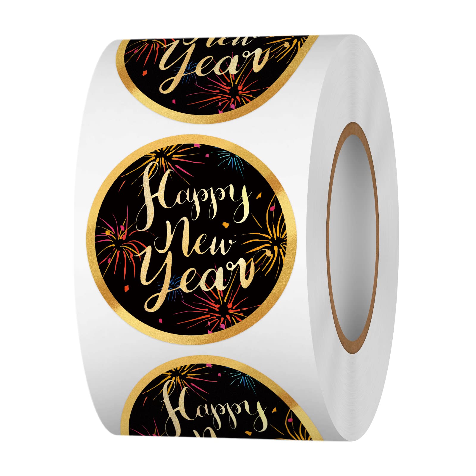 Amazon.com: Acetiamin 500 Pcs Happy New Year Stickers for Kids and ...