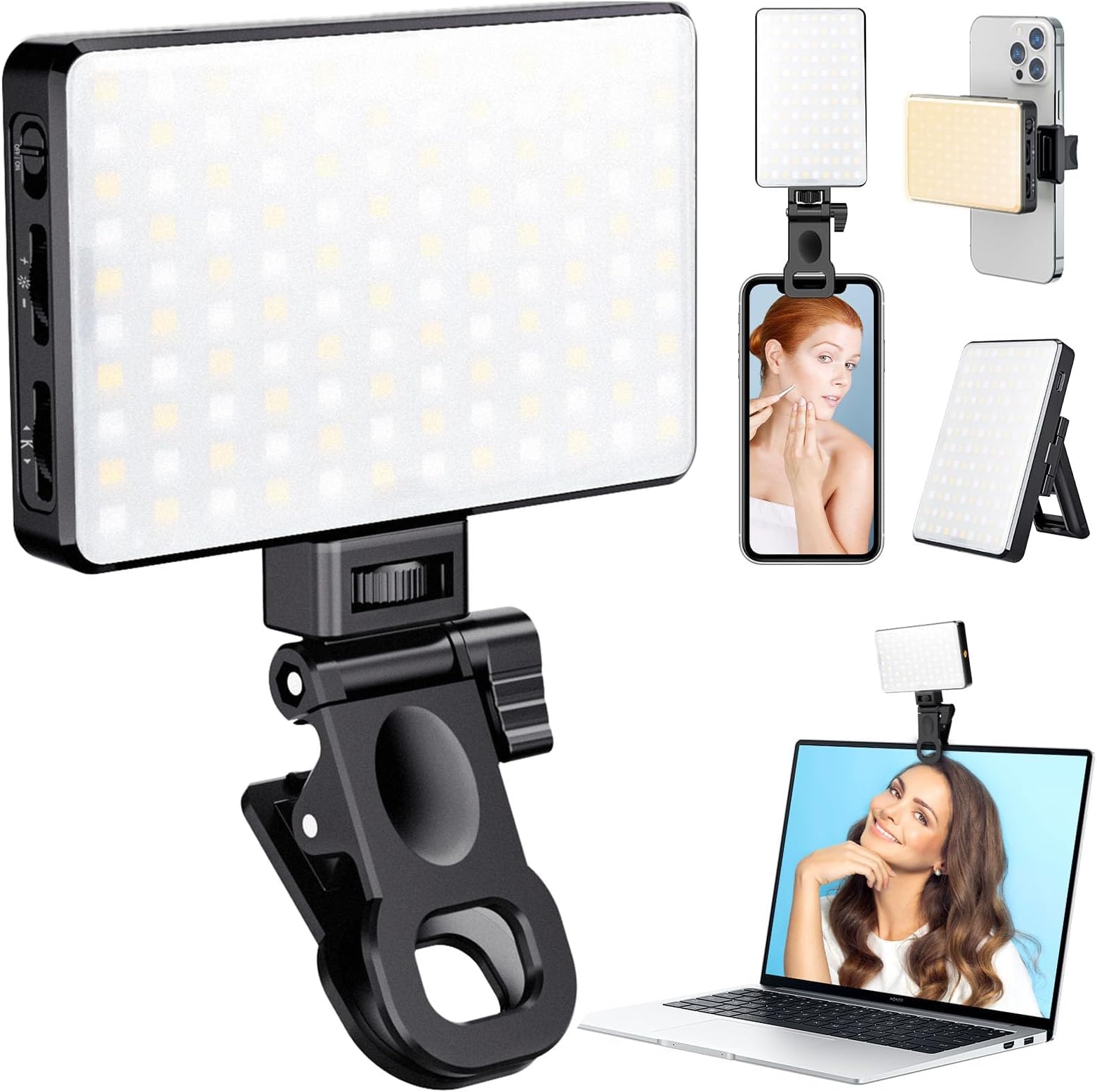 Amazon.com: MACTREM 120 LED Selfie Light for iPhone, Phone Light ...