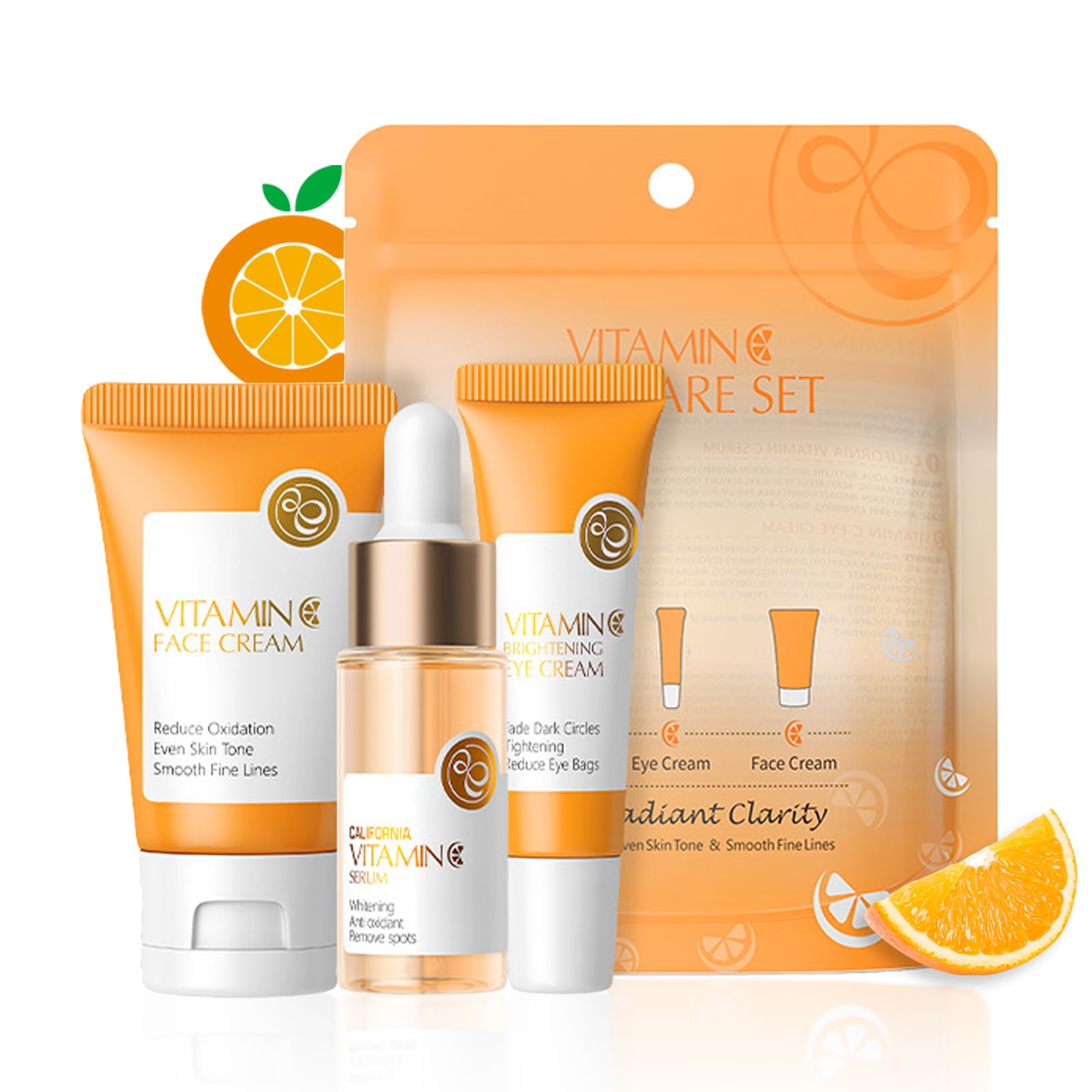 Skin Care Sets & Kits for Teenage Girls, Vitamin C Daily Skincare Sets ...