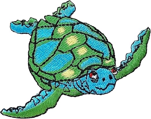 Amazon.com: Sea Turtle Embroidered, Iron-on Patch