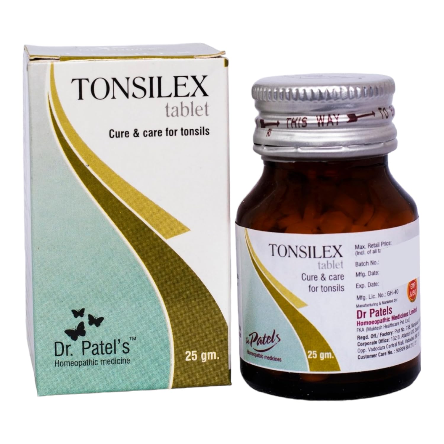 Buy Dr Patel's Homeopathic Tonsilex Tablet | Get Relief From Tonsils ...