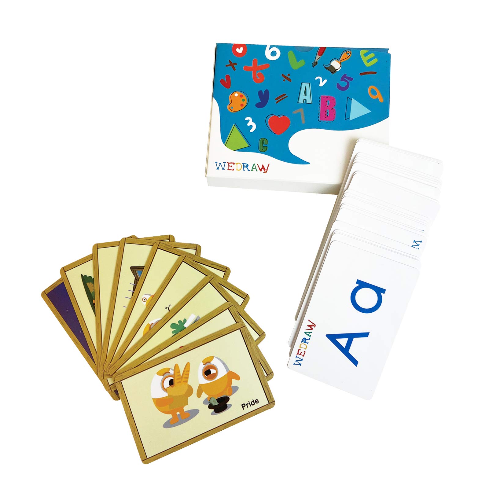 Buy WEDRAW Drawing Robot's 36 Alphabet and Emotion Series Cards,Include ...