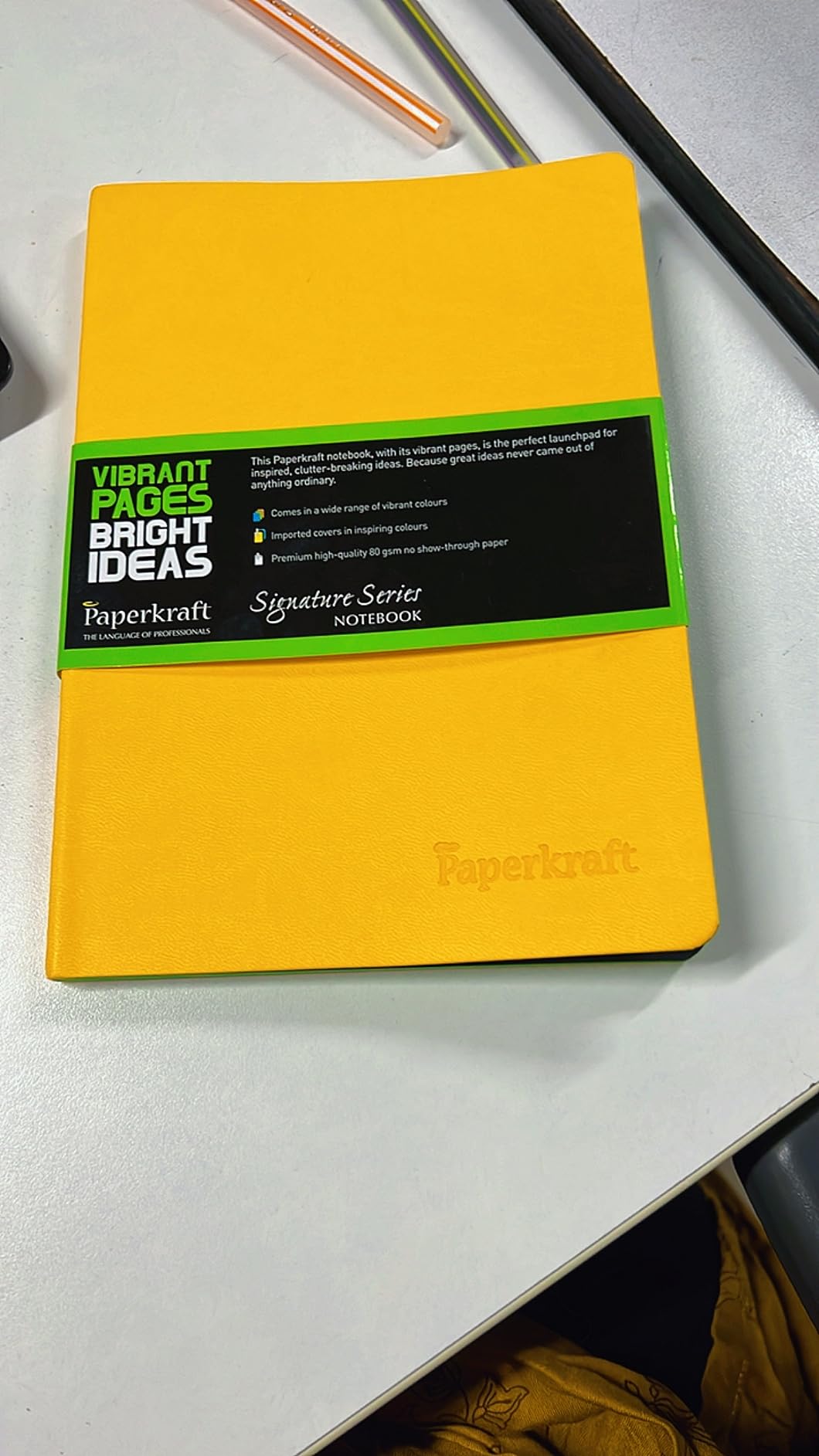 Paperkraft Signature Series Notebook - 210 x 145 mm, 160 pages, 80 GSM ...