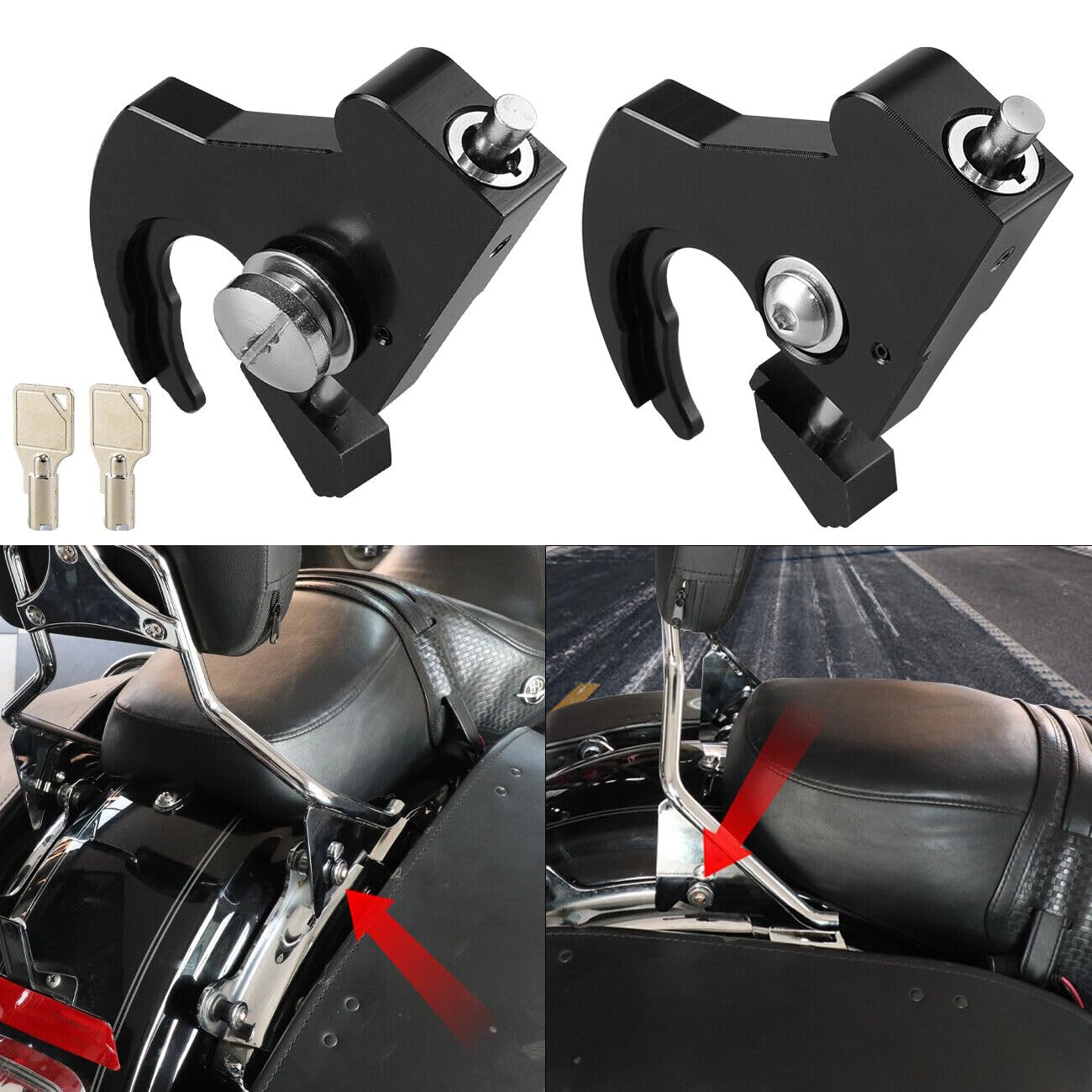 Snapklik.com : Detachable Locking Latch Kit Rotary Docking Latches