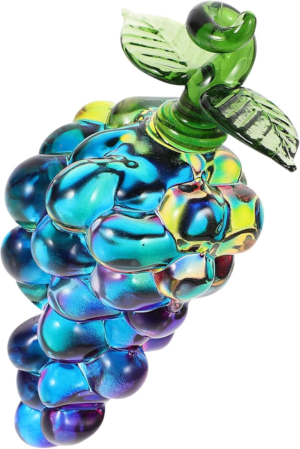 Amazon.com: HOLIDYOYO Crystal Grapes Figurines, Glass Grape Statue ...