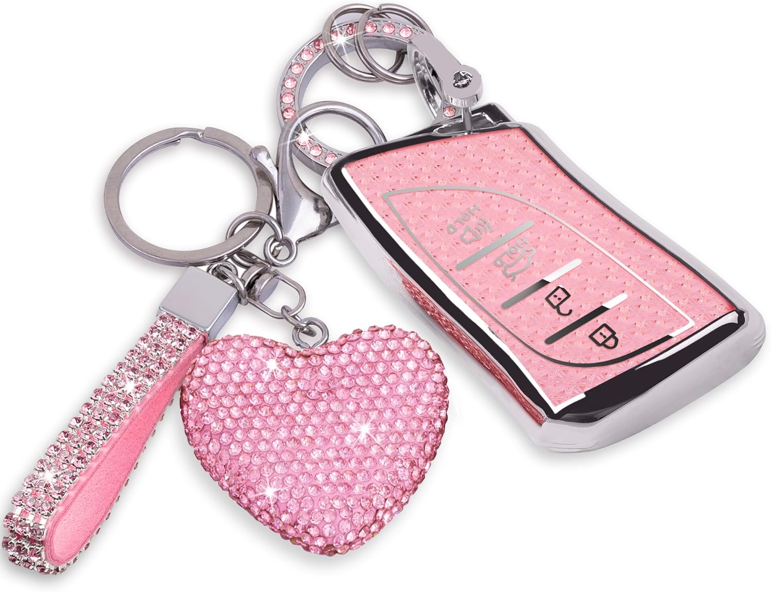 Amazon.com: Meruns Compatible with Lexus key fob cover with Diamond ...