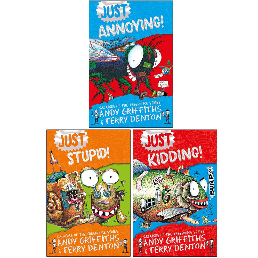 Just Series Books 1 - 3 Collection Set by Andy Griffiths (Just Kidding ...