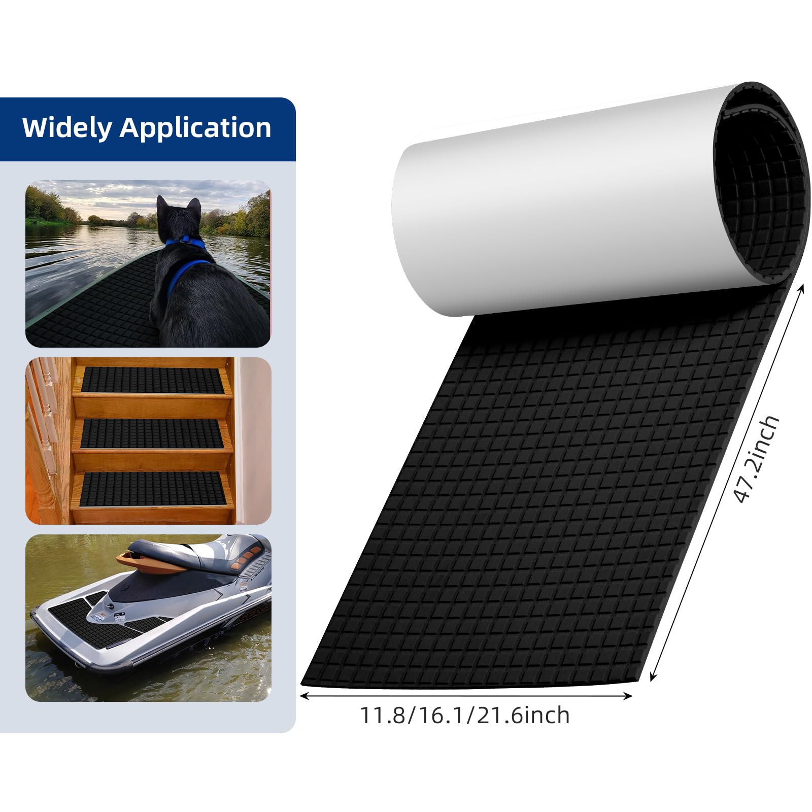 Snapklik.com : EVA Foam Boat Flooring Decking Sheet Surfboard Traction ...