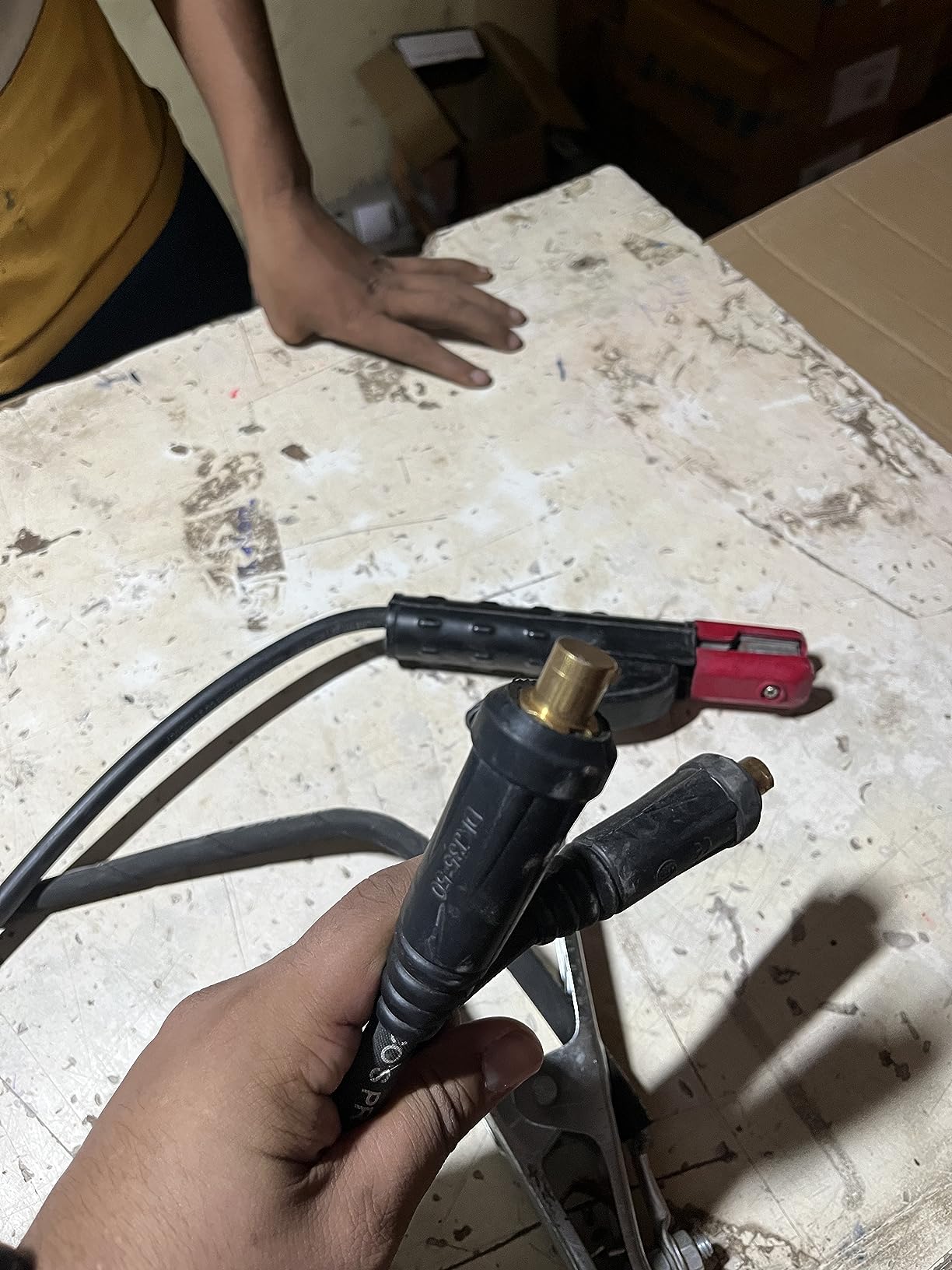 BCI Bansal ARC Welding machine Earthing clamp with holder 35/50 with ...