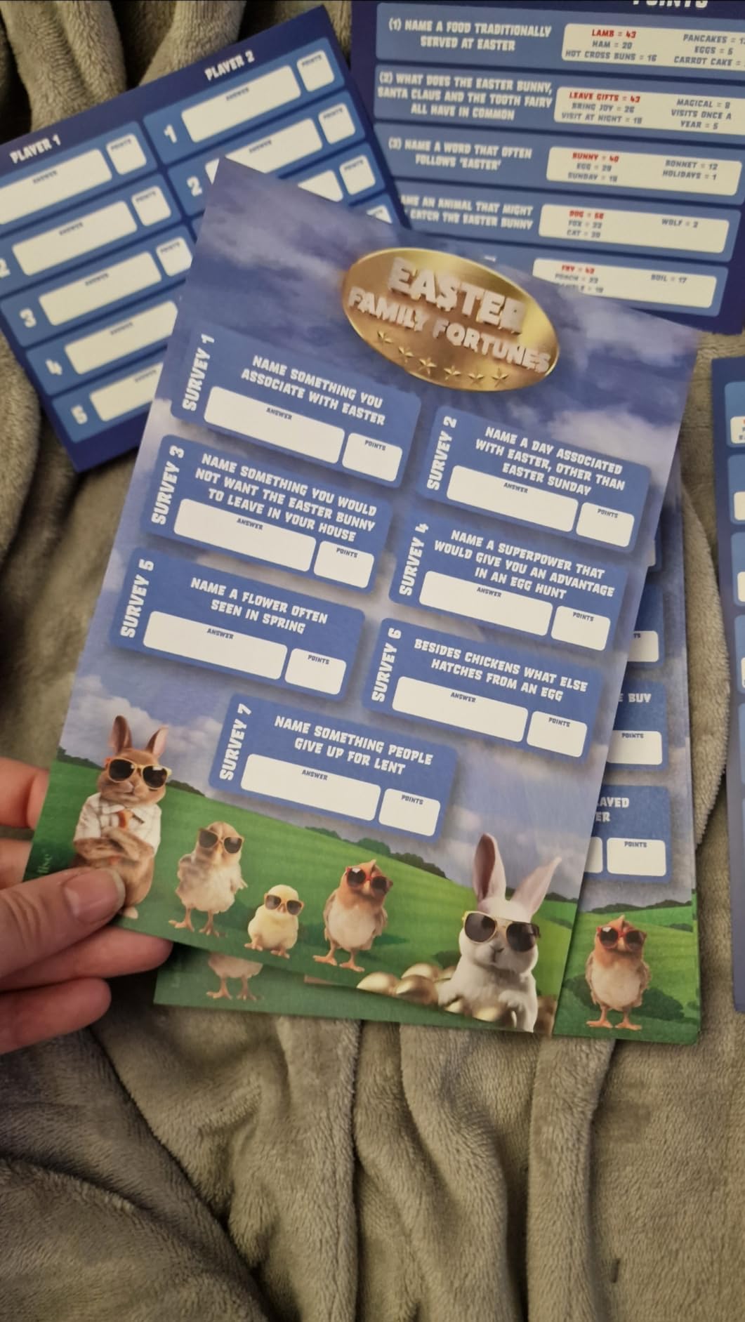 Taylise | EASTER FAMILY FORTUNES | 20 Players | includes 20 game sheets ...
