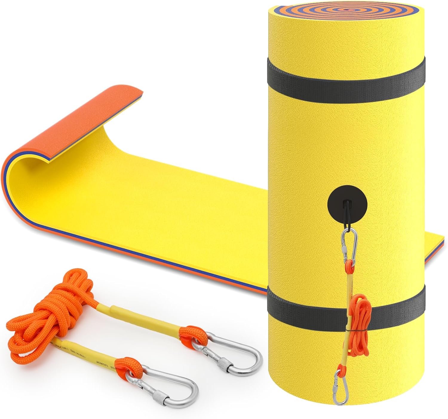 Amazon.com: MADOG 9 x 3 Ft Outdoor Floating Water Mat for Adult Beach ...