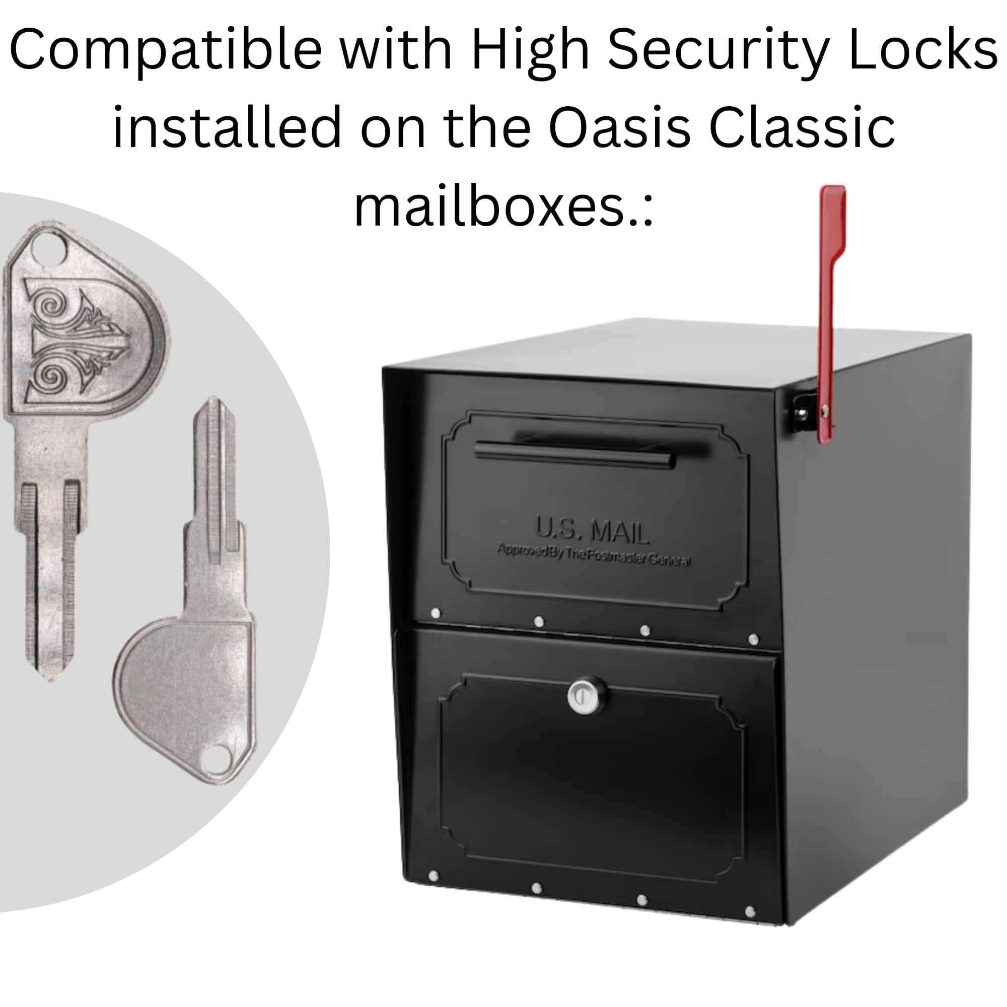 Architectural Mailbox Keys 5-Pack Architectural Mailboxes 5143 ...