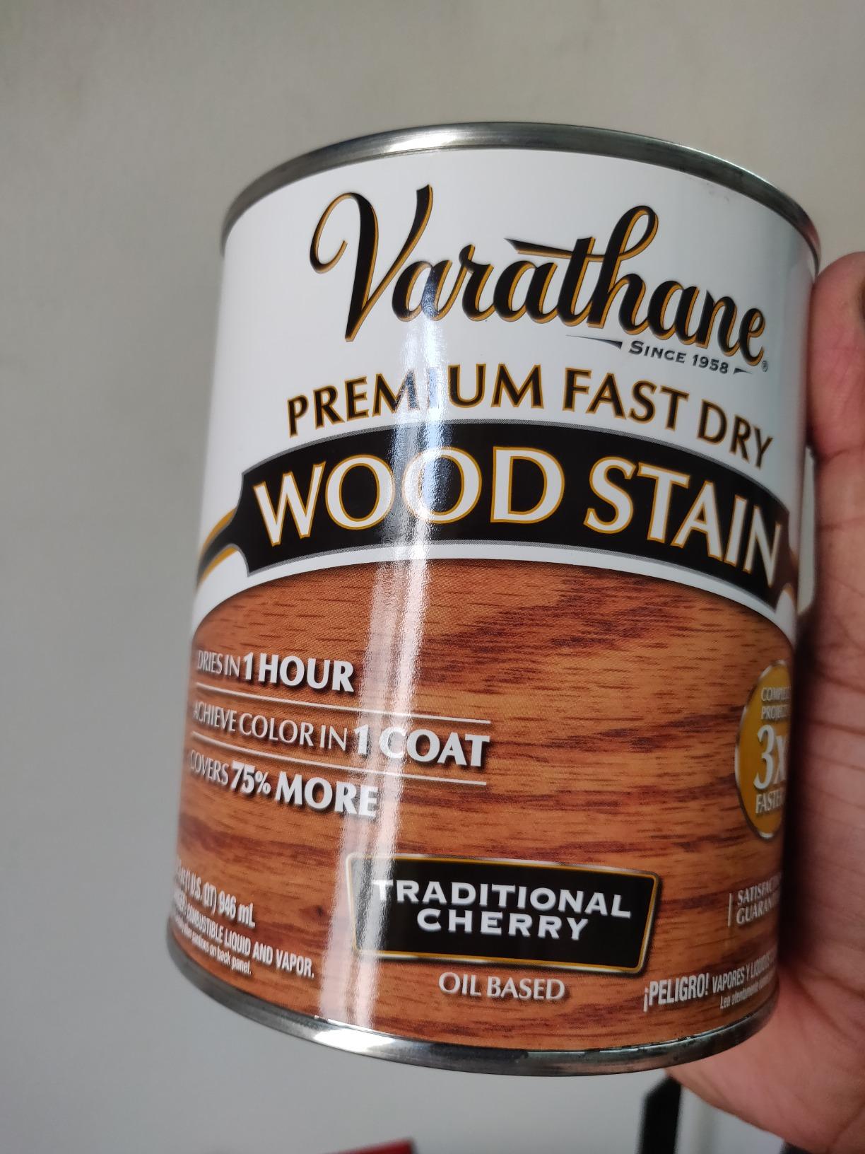 Rust-Oleum Varathane 262008 Premium Fast Dry Wood Stain (Quart/946ml ...