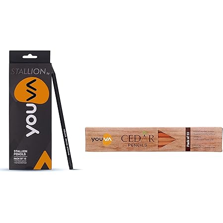 Navneet Youva - Stallion Pencil & Navneet Youva | Cedar Pencils | Pack ...