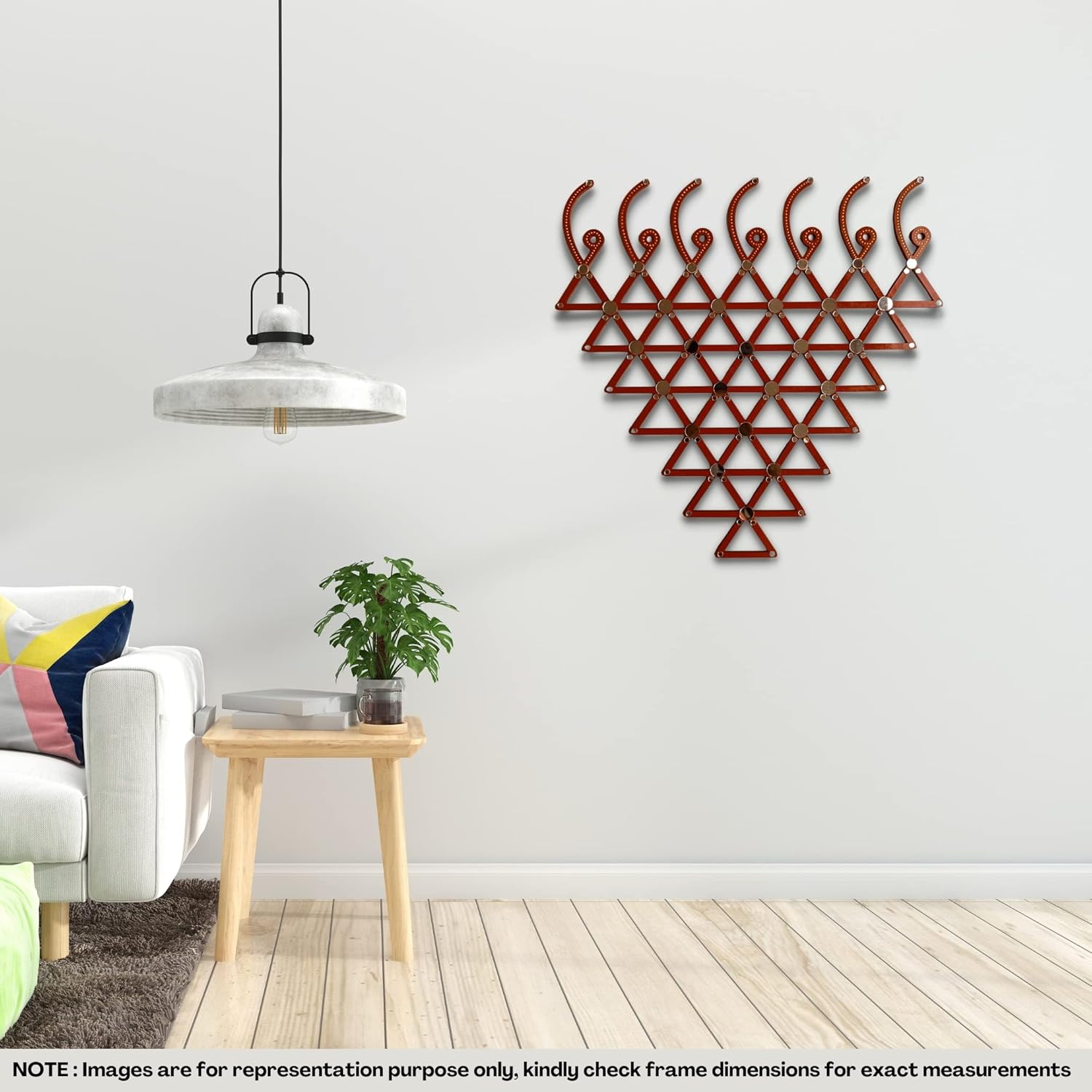 Buy Paperz Artistry Wall mounted 15 inch Saraswati Numeric Yantra in ...