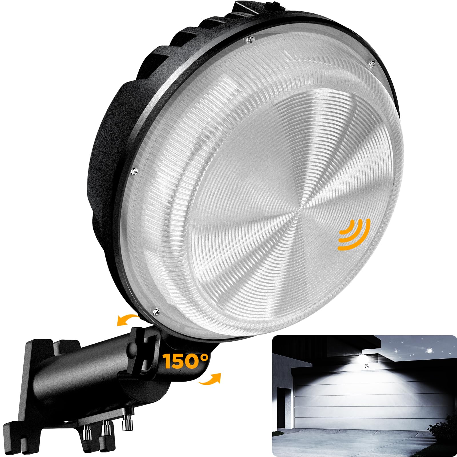 MOONTIP 150W LED Barn Light - Dusk to Dawn Outdoor Lighting with 150 ...