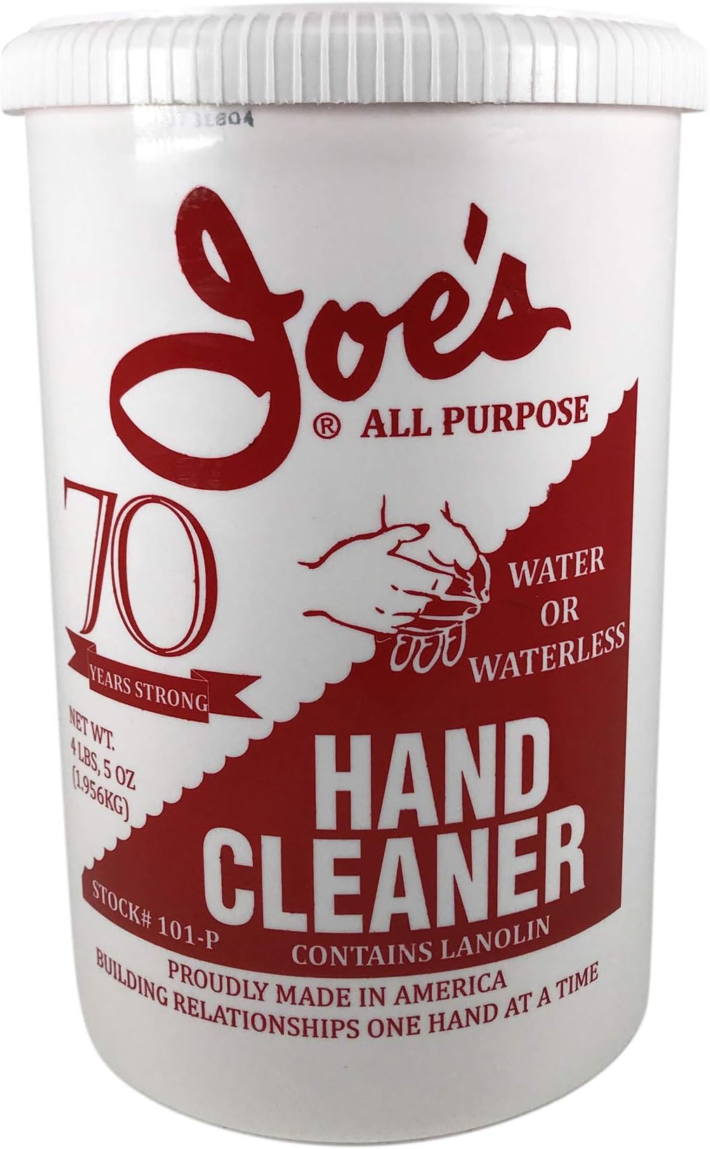 Amazon.com: Joe's Hand Cleaner 101P 4-1/2Lb Hand Cleaner with Plastic ...