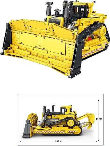 LOADS Technic - Juego de juguetes de construcción de bulldozer kit de ...