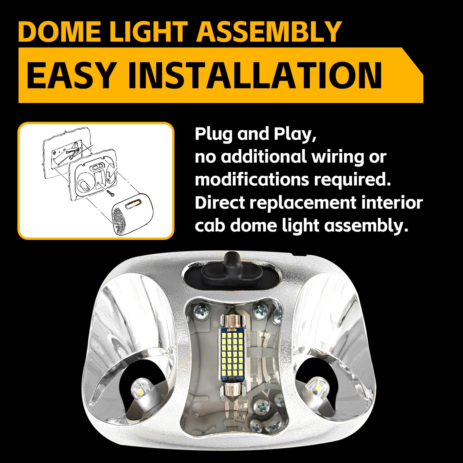Ford Ranger Dome Light Assembly 1995 Ford Ranger Accessories