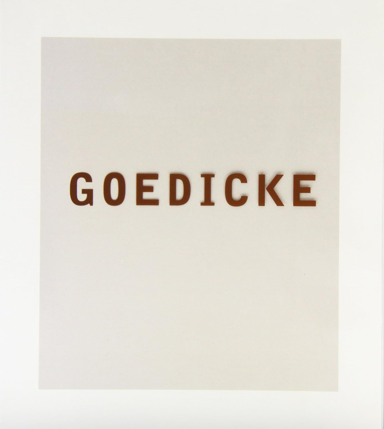 Amazon.com: Goedicke: 9783775710534: Liesbrock, Heinz, van der Grinten ...