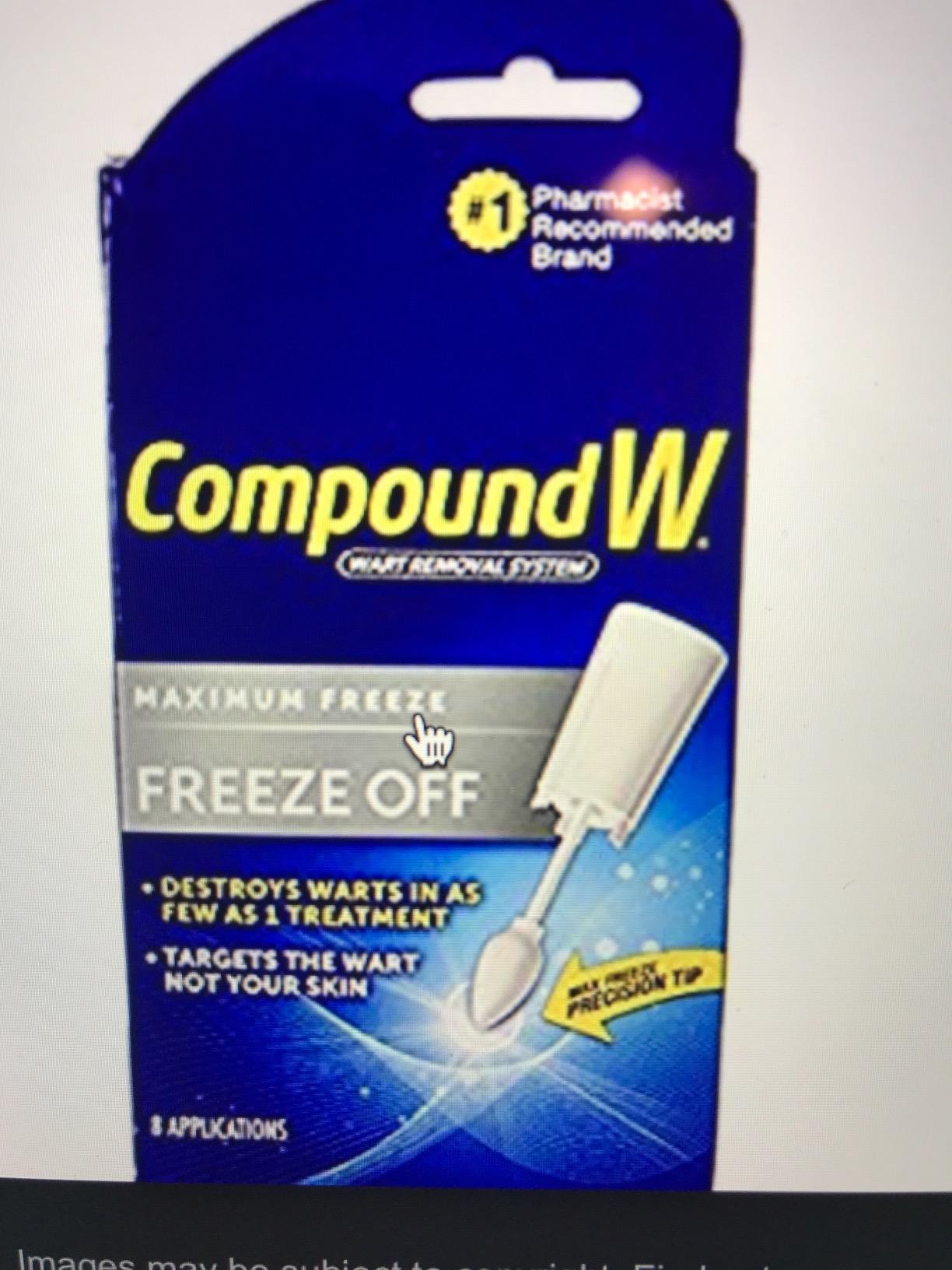 Compound W Freeze Off Wart Removal System, 12 disposable applicators [2 ...