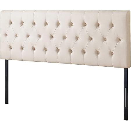 Amazon.com - Iroomy Upholstered Queen Headboard, Button Diamond Tufted ...