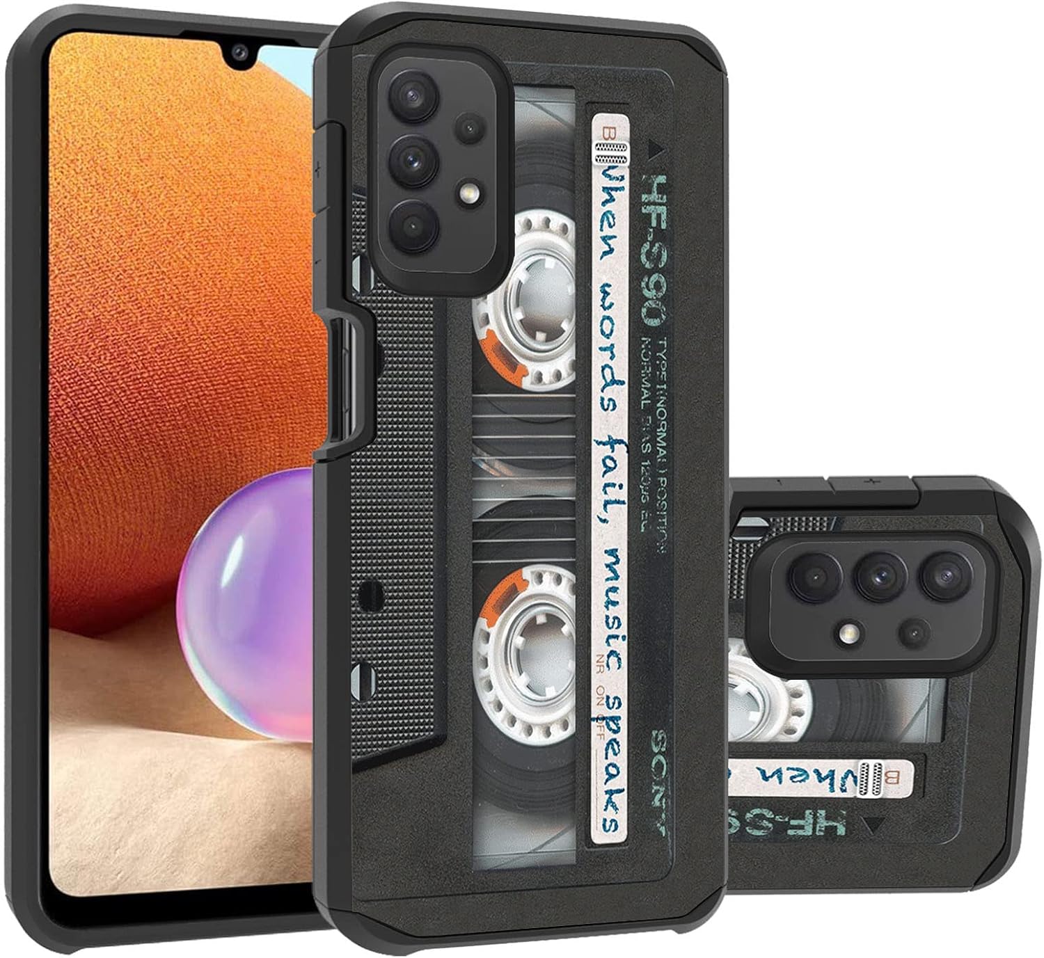 Amazon.com: FQTBCEARI Galaxy A23 Case, 2 in 1 Hybrid Hard PC & Soft ...