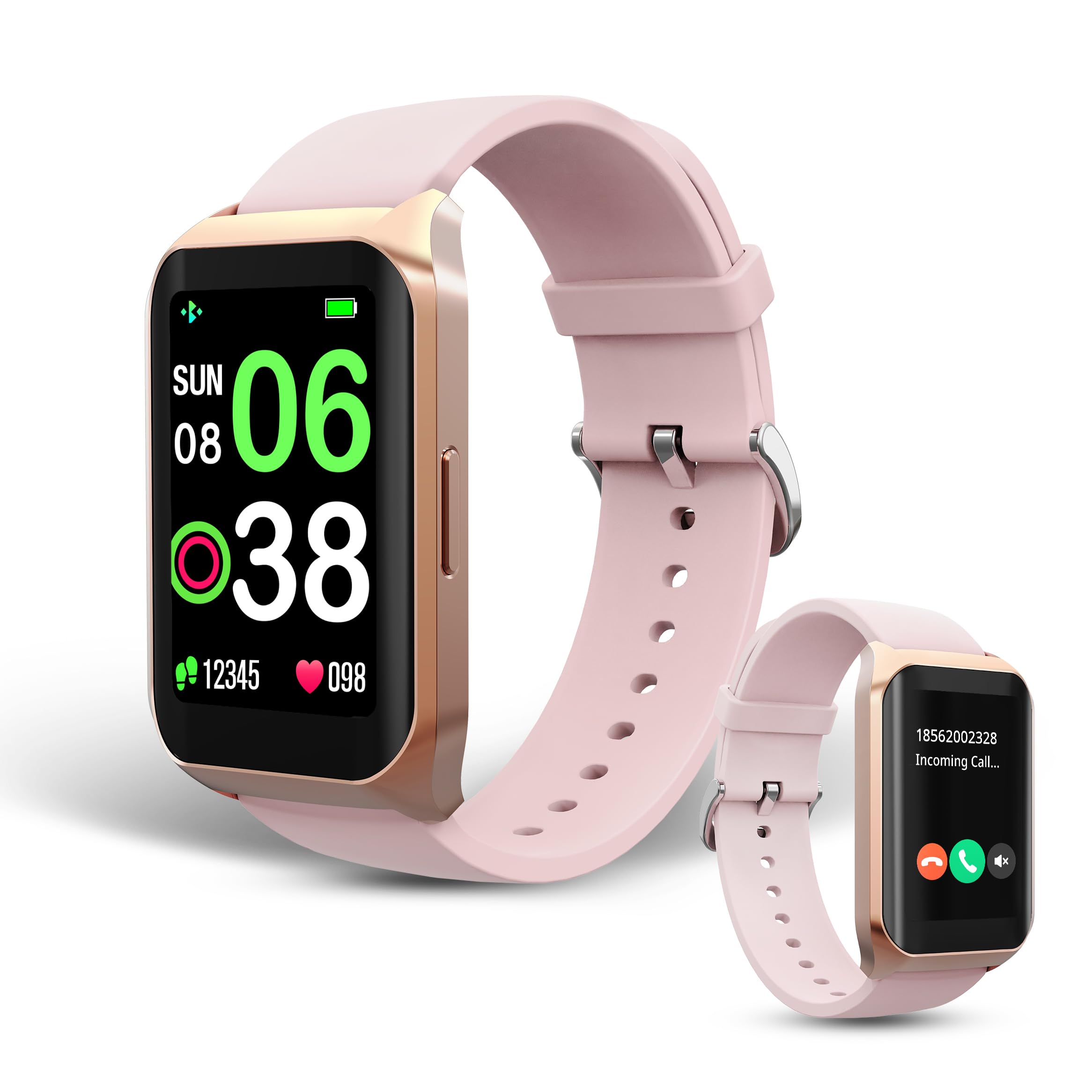 FreshFun Smartwatch 1.57in Reloj Inteligente Mujer/Hombre, Pulsera ...