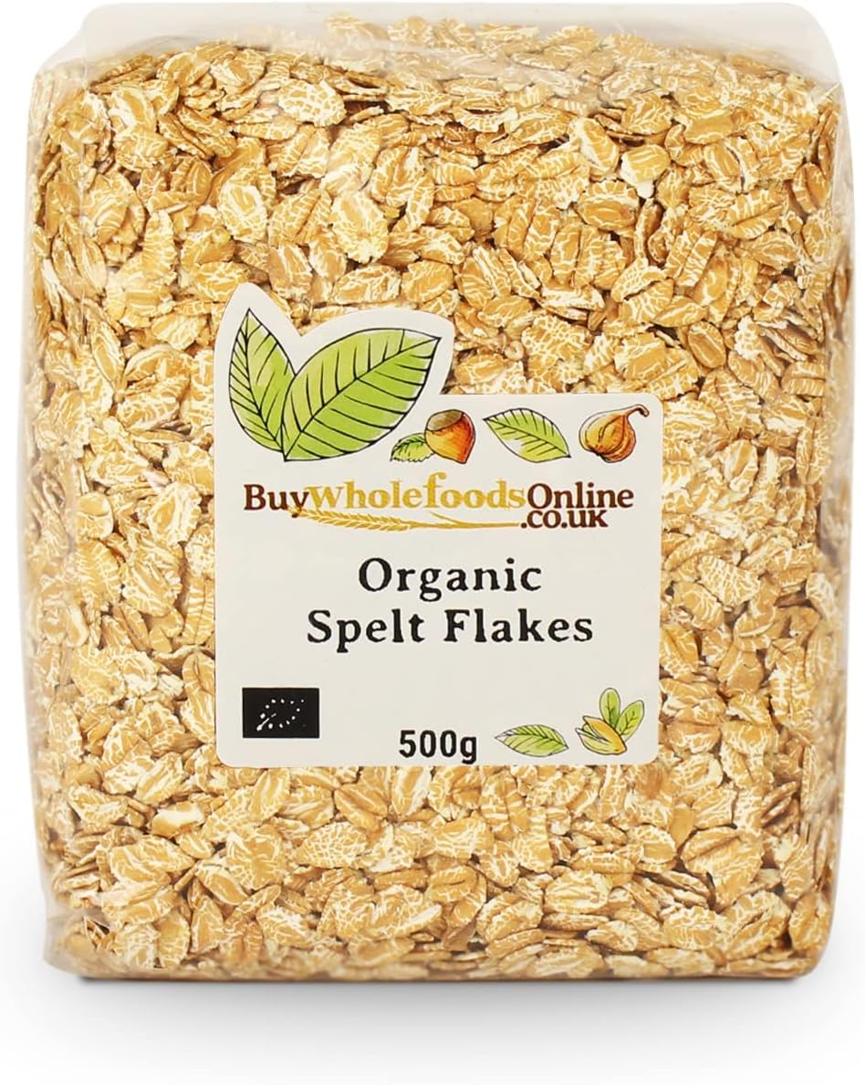 Organic Spelt Flakes 500g (BWFO) : Amazon.co.uk: Grocery