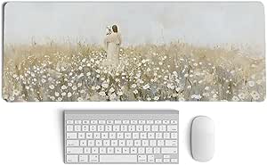 Amazon.com: PaJiaNi Christian Themed Mouse Pad,Jesus Religious Mouse ...