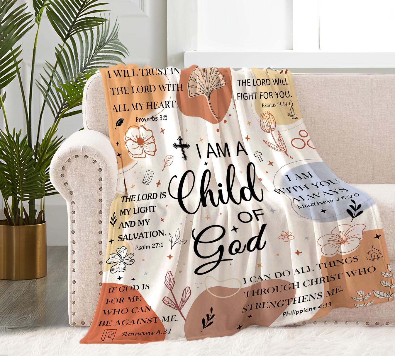 Amazon.com: Christian Blanket Gifts for Women Faith, for Mom, Soft ...