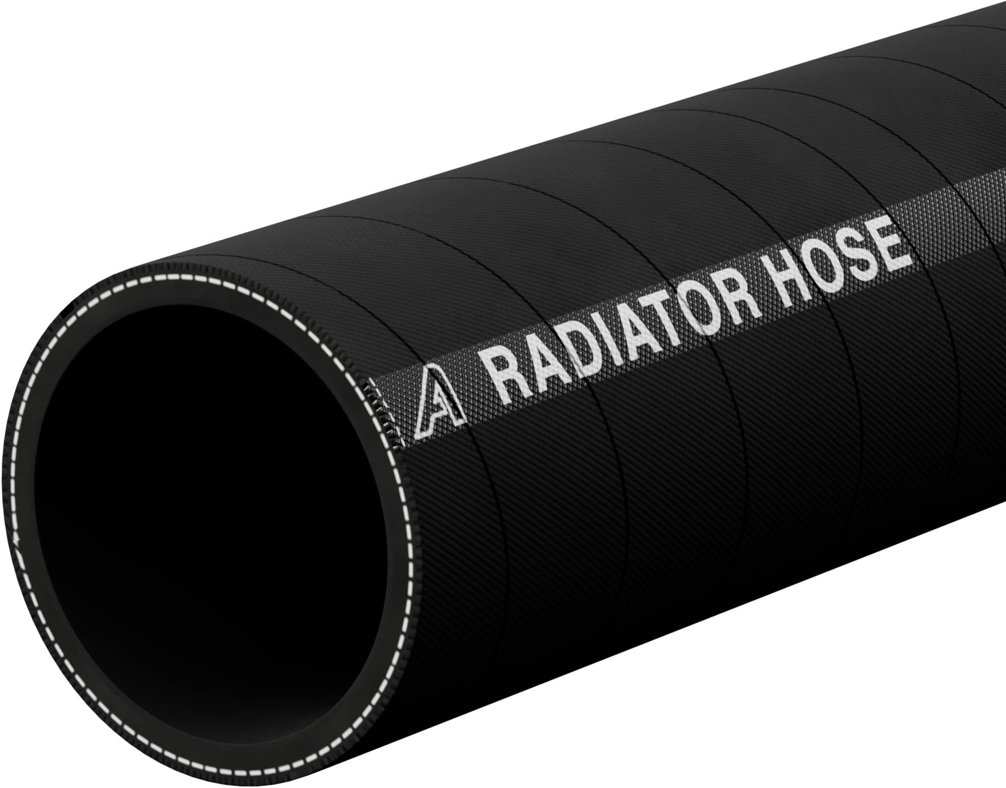 30mm (1 3/16") Internal Diameter Black 1 Metre Straight Length Rubber ...