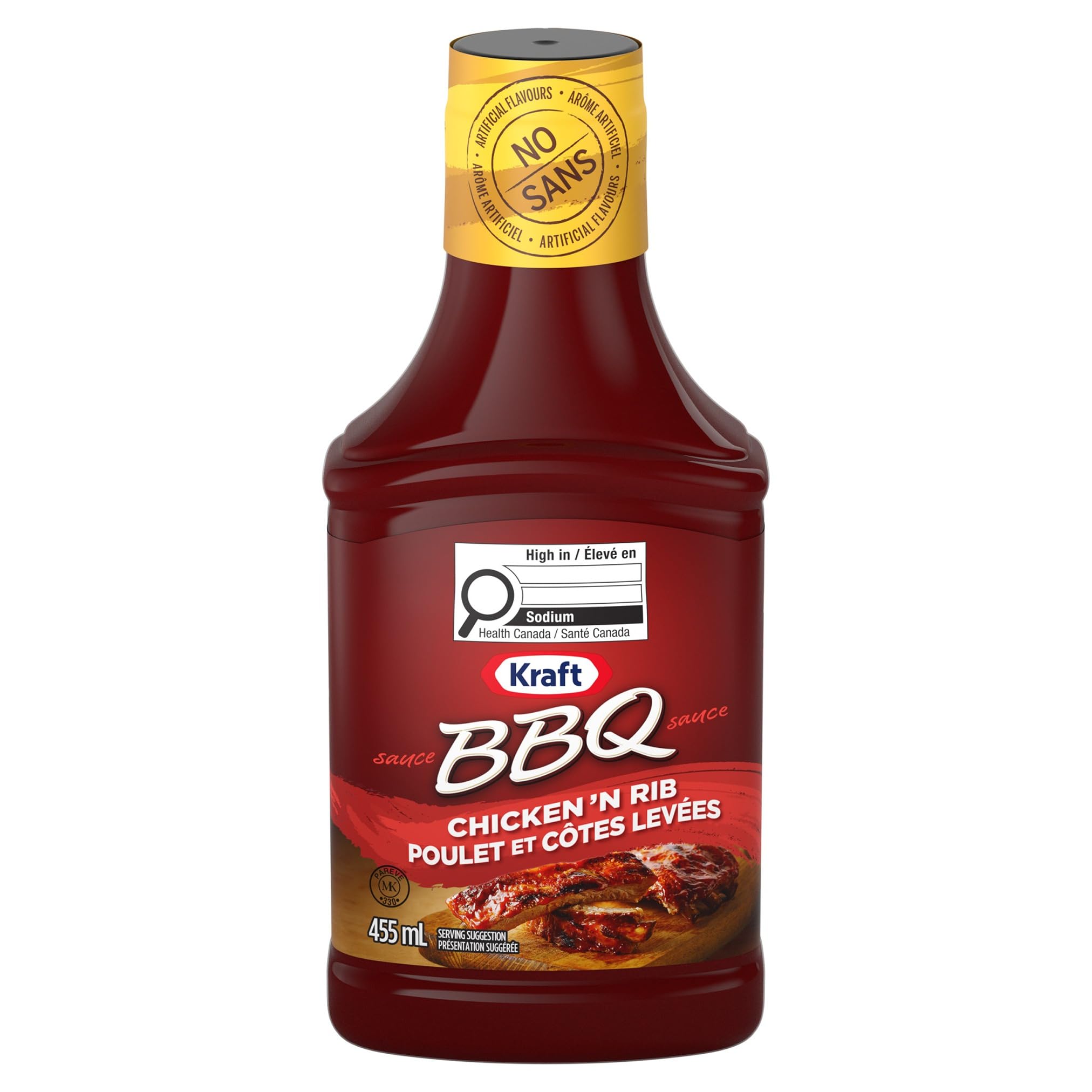 Kraft Chicken & Rib BBQ Sauce, 455 ml Bottle : Amazon.ca: Grocery ...