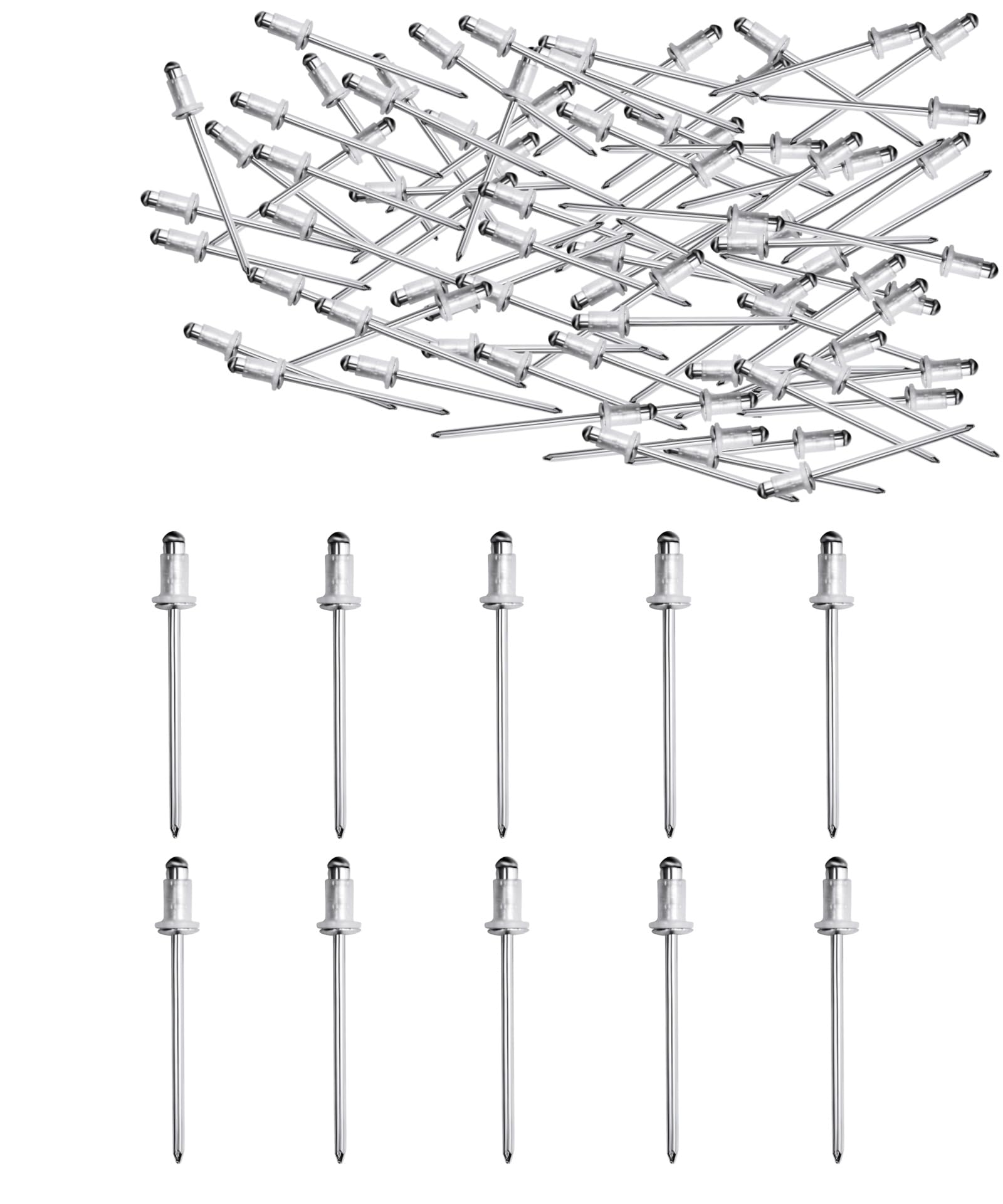 Amazon.com: 100Pcs Silver Door Reveal Molding Rivet Fits for Toyota ...