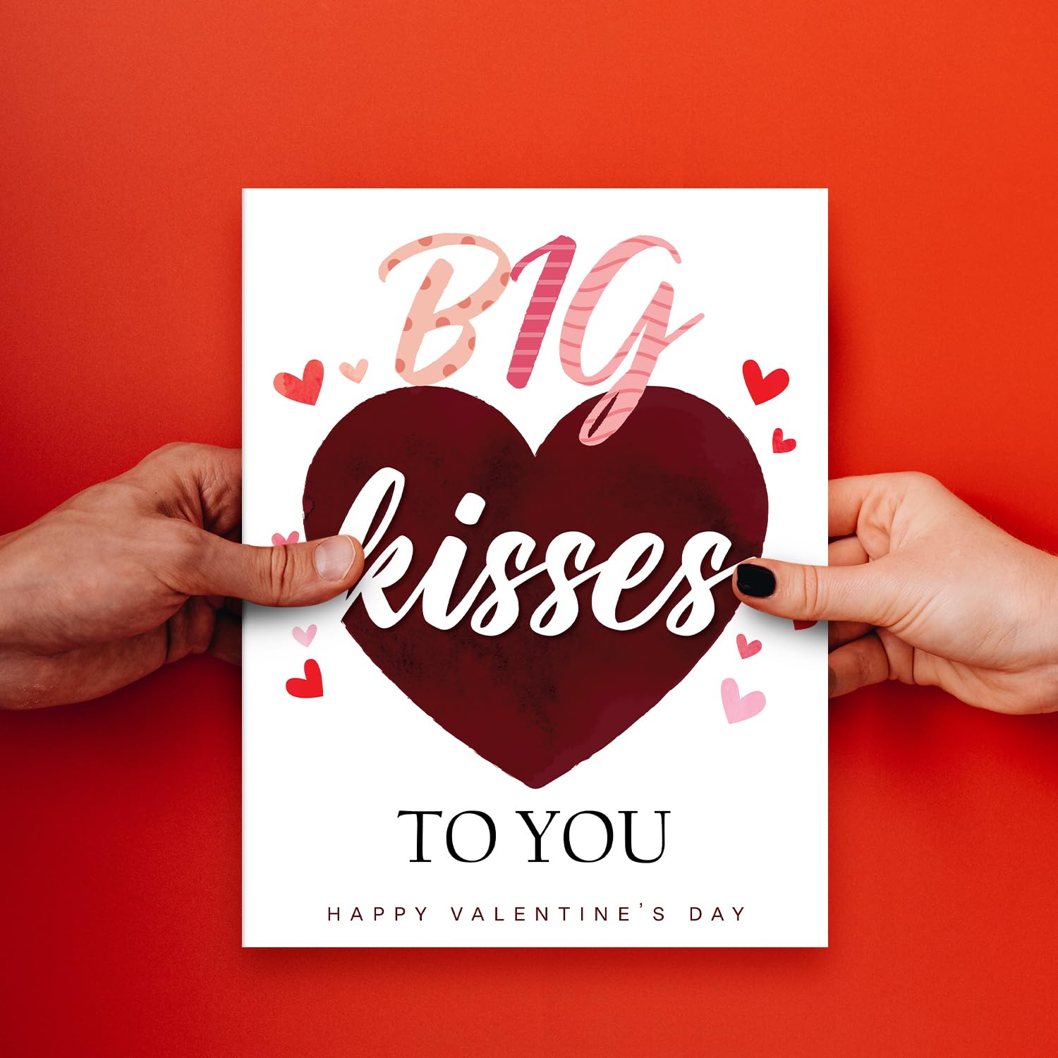 Snapklik.com : "Big Kisses To You" Big Valentines Day Greeting Cards ...