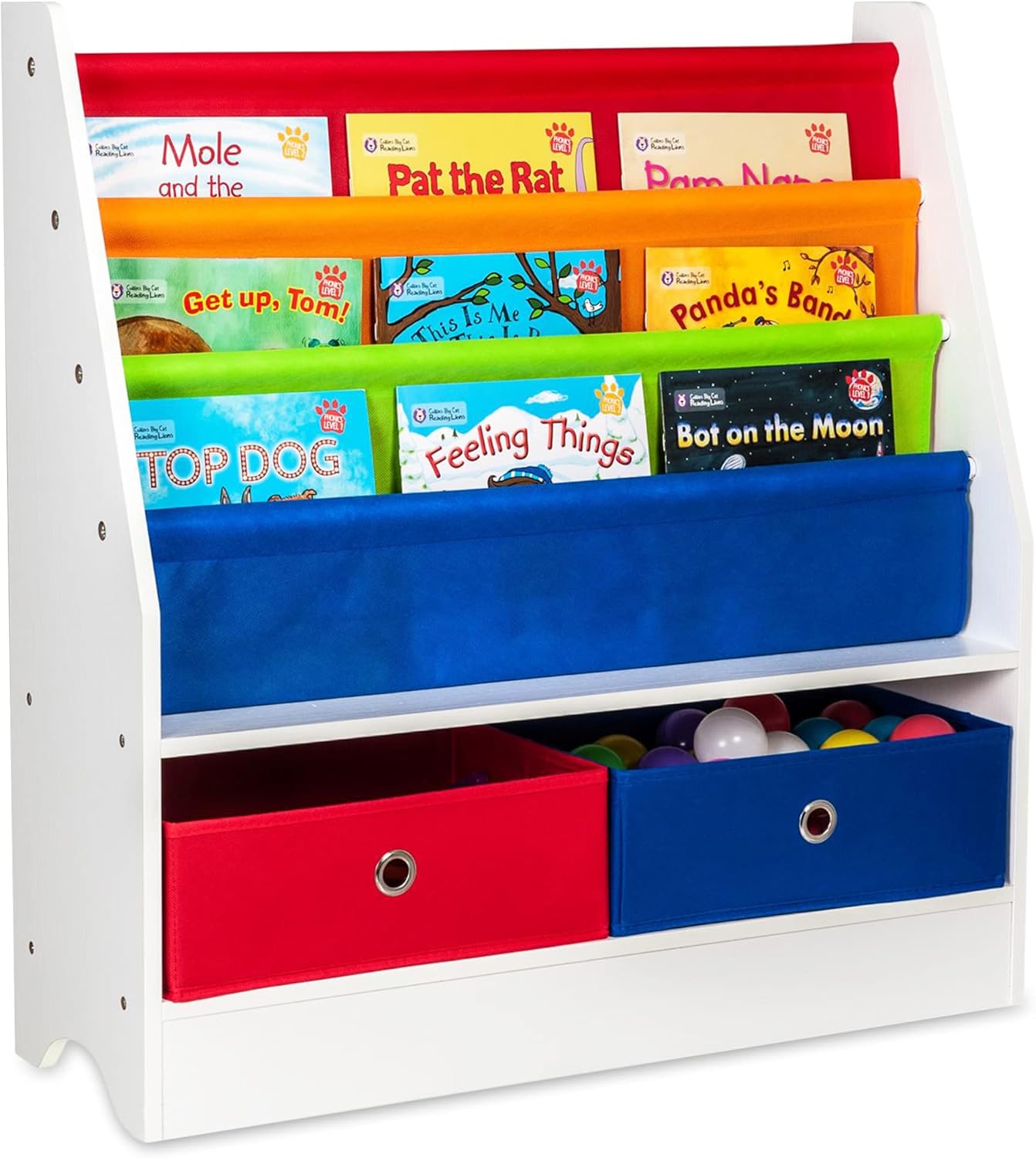 Fineway. Childrens Colourful 2 Drawer Toy Container Storage Boxes with ...