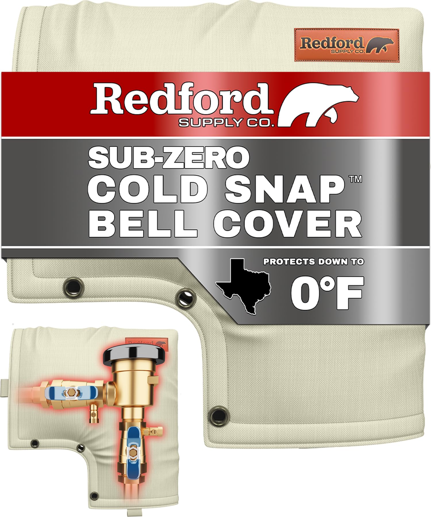 Redford Supply Co. Cold Snap (0°F) Backflow Preventer Insulation Cover ...